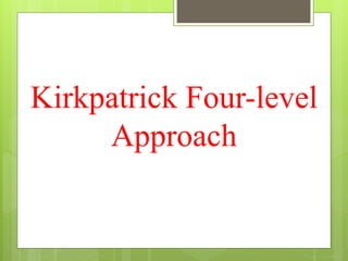 Kirkpatrick | PPTX