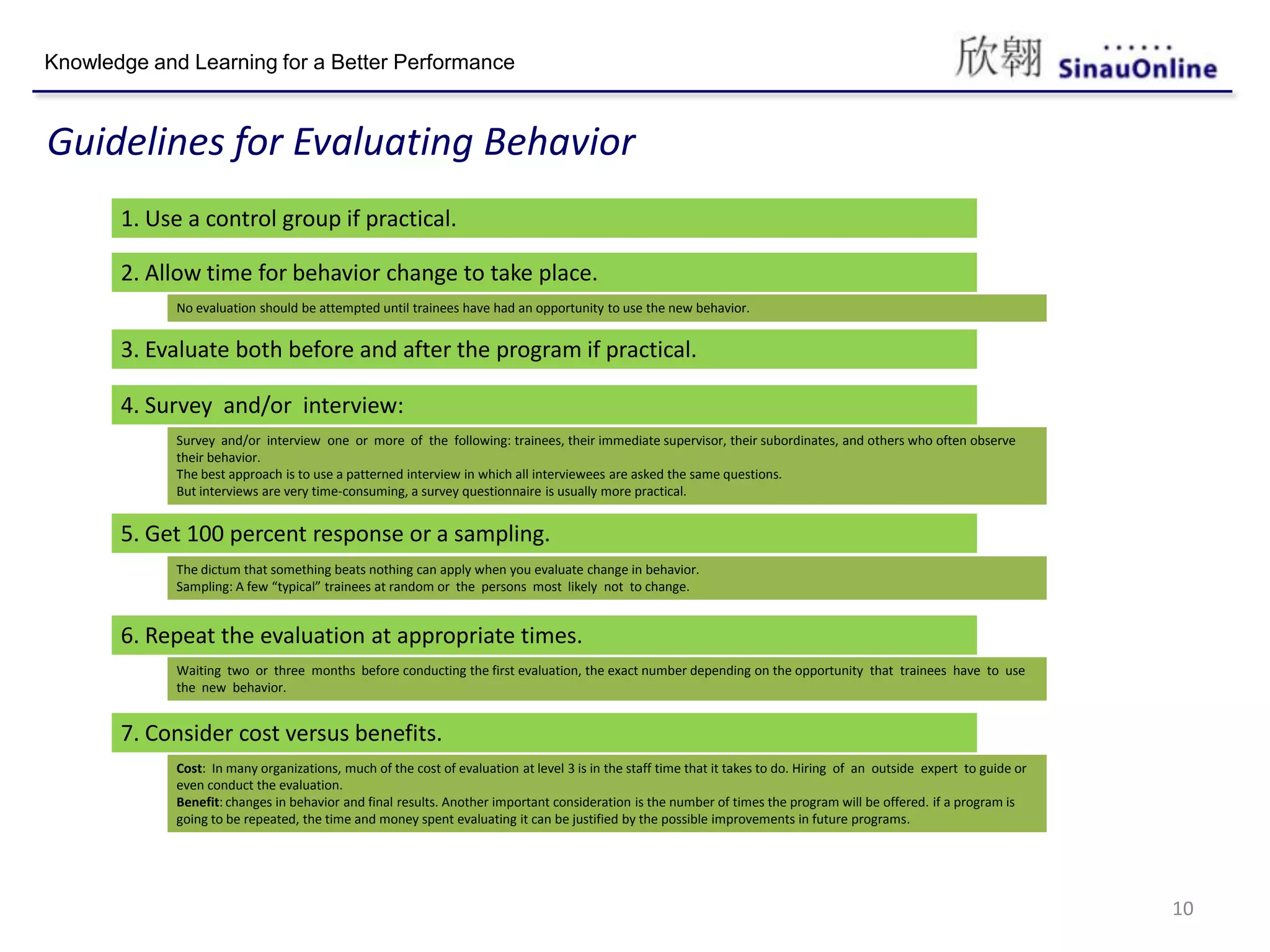 Kirkpatrick 4 level evaluation model | PPT