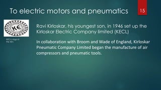 Kirlosker group family tree | PPTX