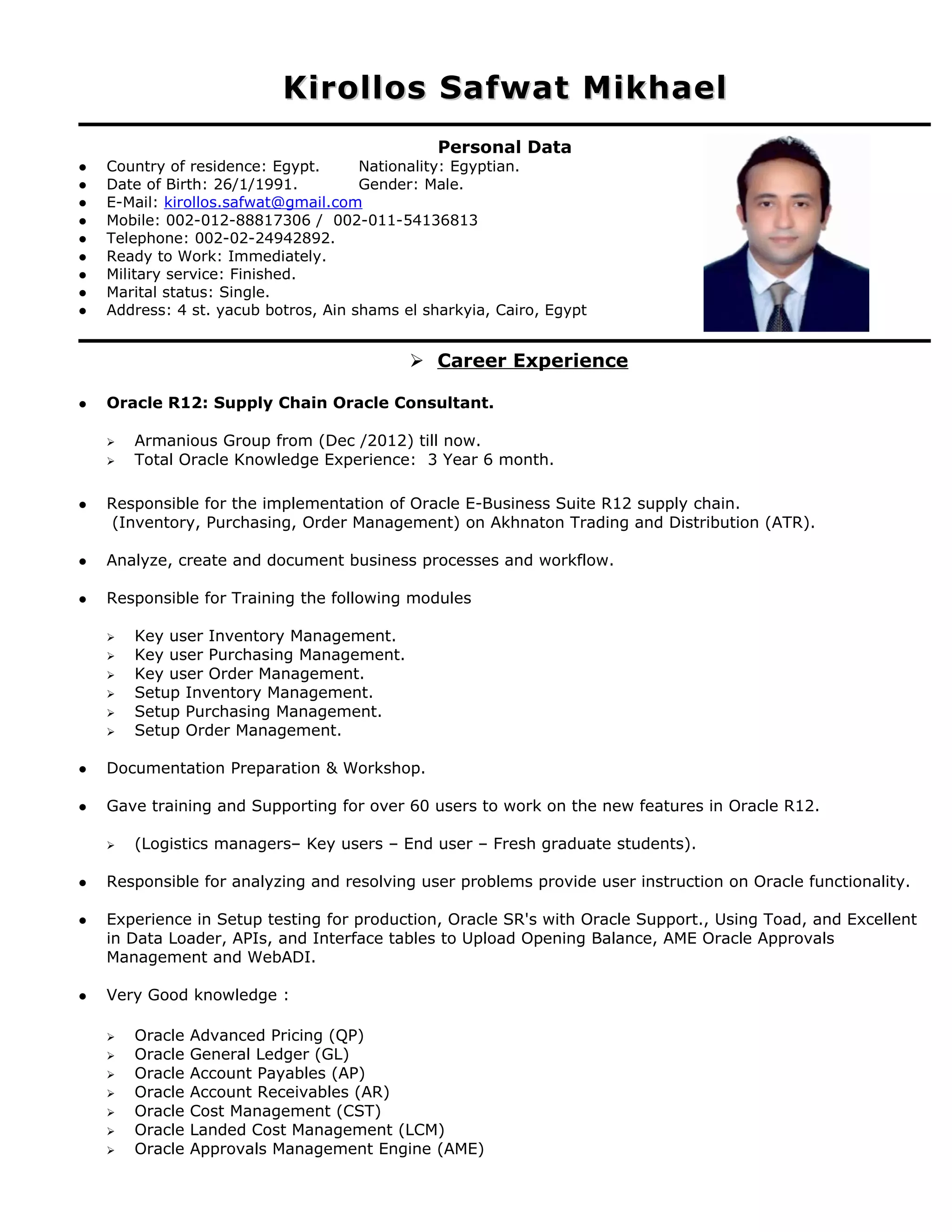 Kirollos safwat - ERP EBS 12R SCM | DOC