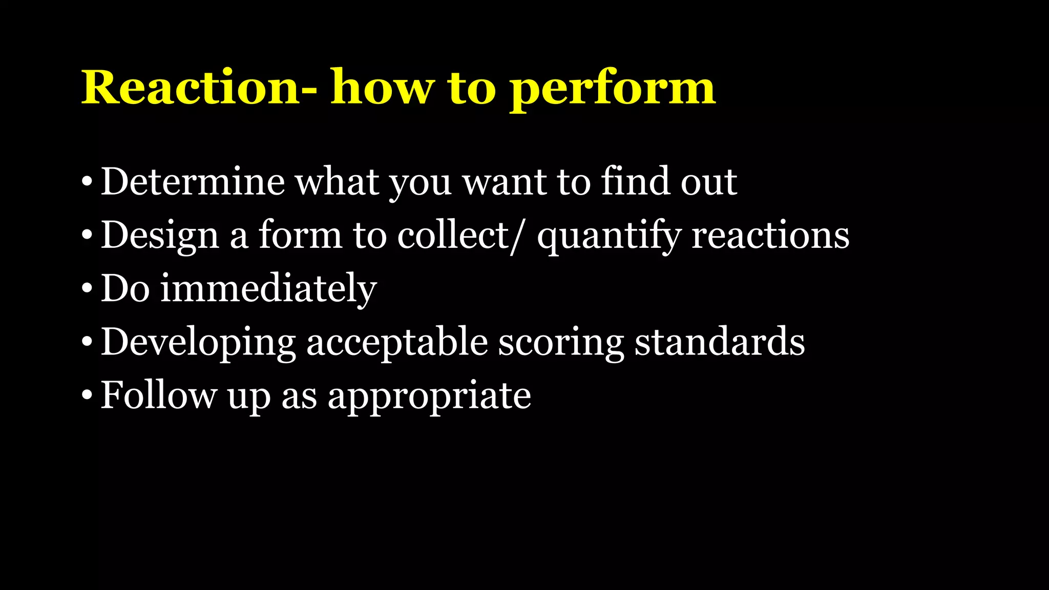 Kirpatrick model of evaluation | PPTX