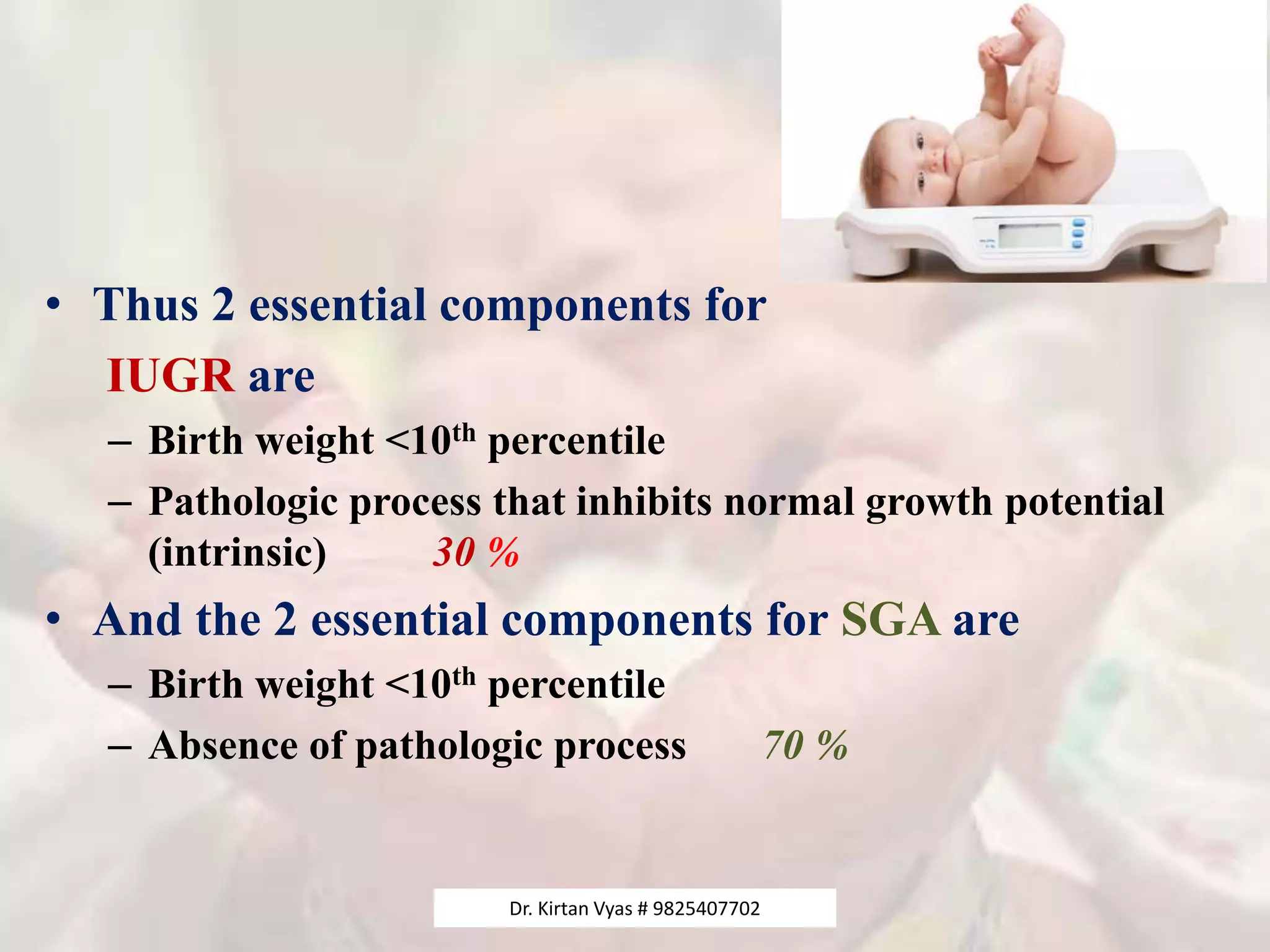 Fetal growth restriction | PPTX