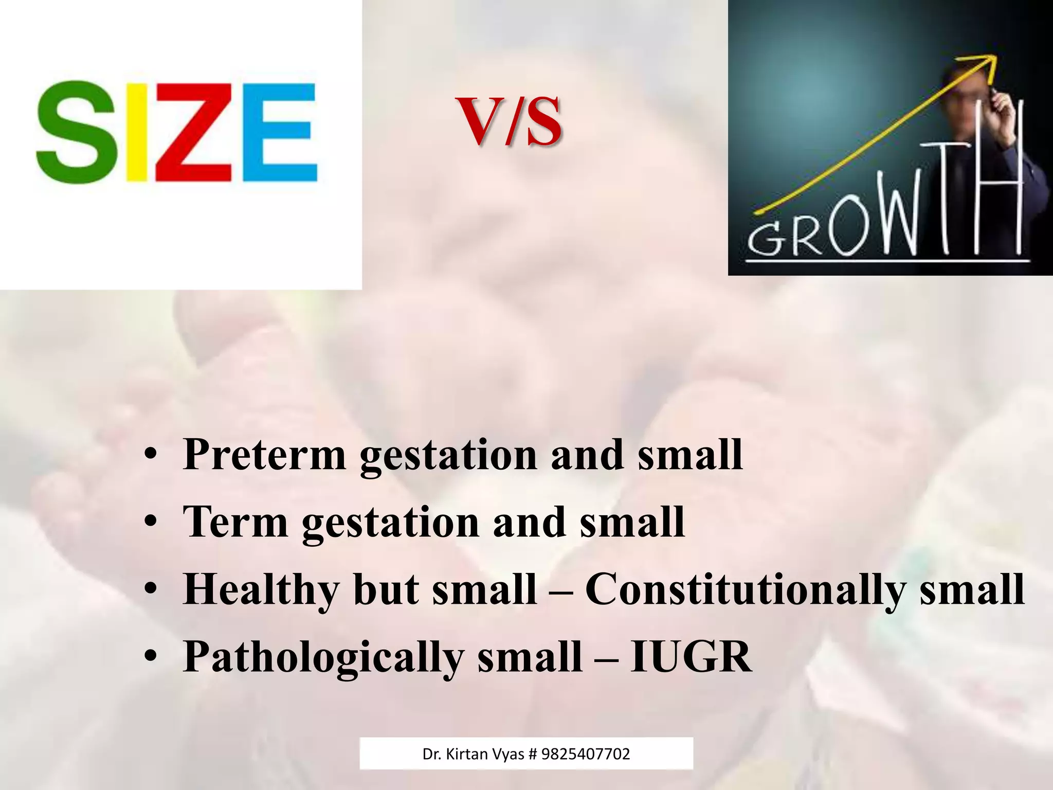 Fetal growth restriction | PPTX