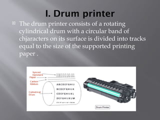 what is Printer and their types with examples | PPTX