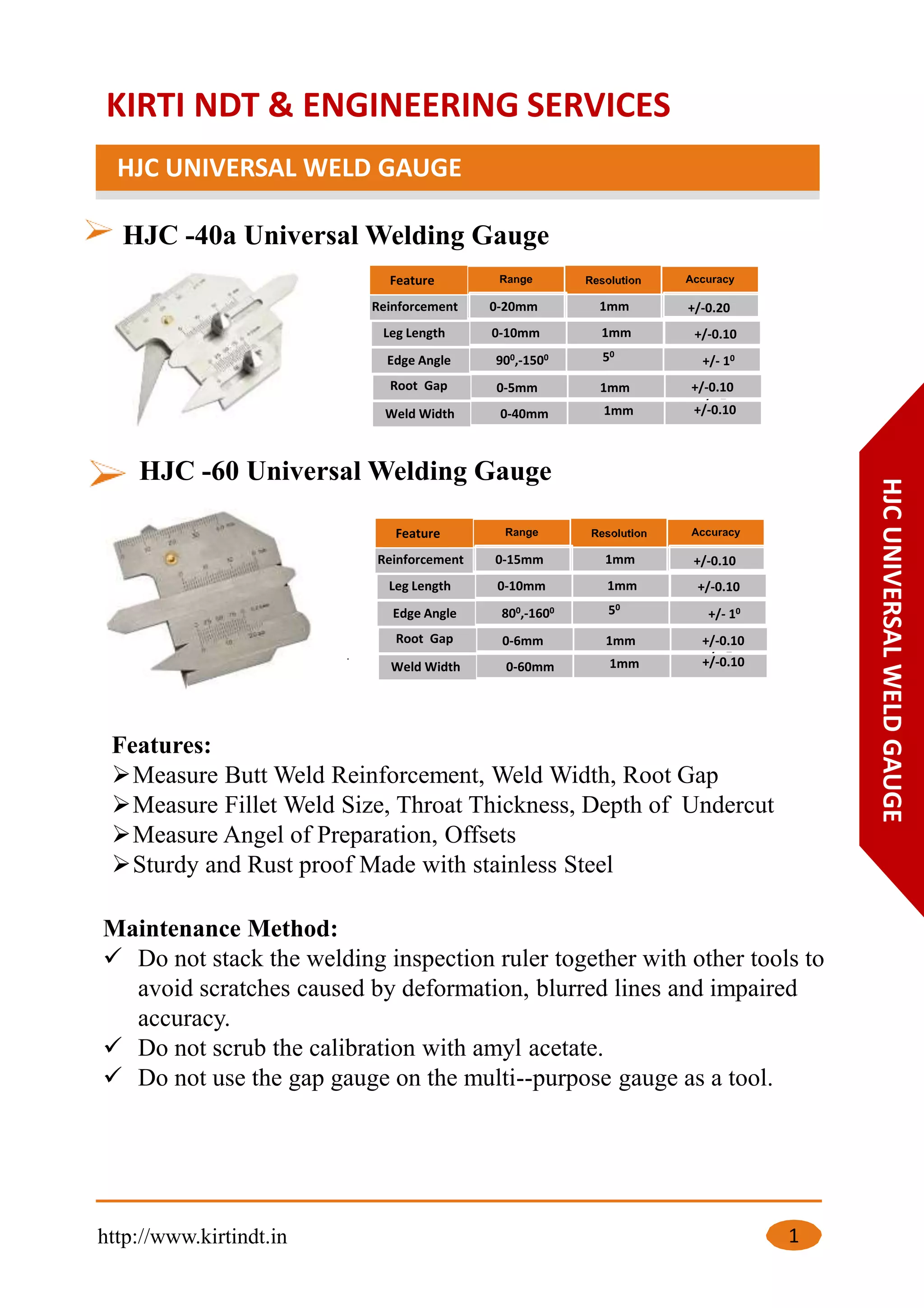Universal Welding Gauge | PDF