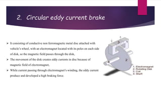 eddy current brakes by kirttish | PPTX