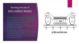 eddy current brakes by kirttish | PPTX