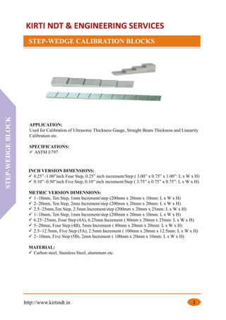 Step wedge calibration block | PDF