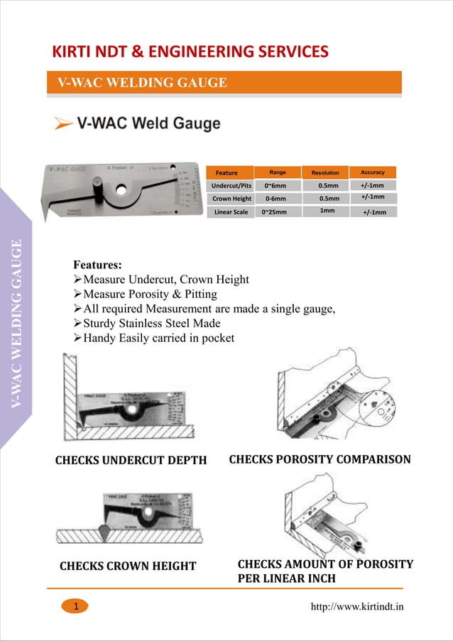 V Wac-welding Gauge | PDF