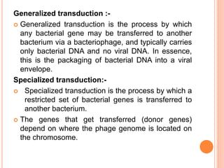 transduction and transfection | PPTX