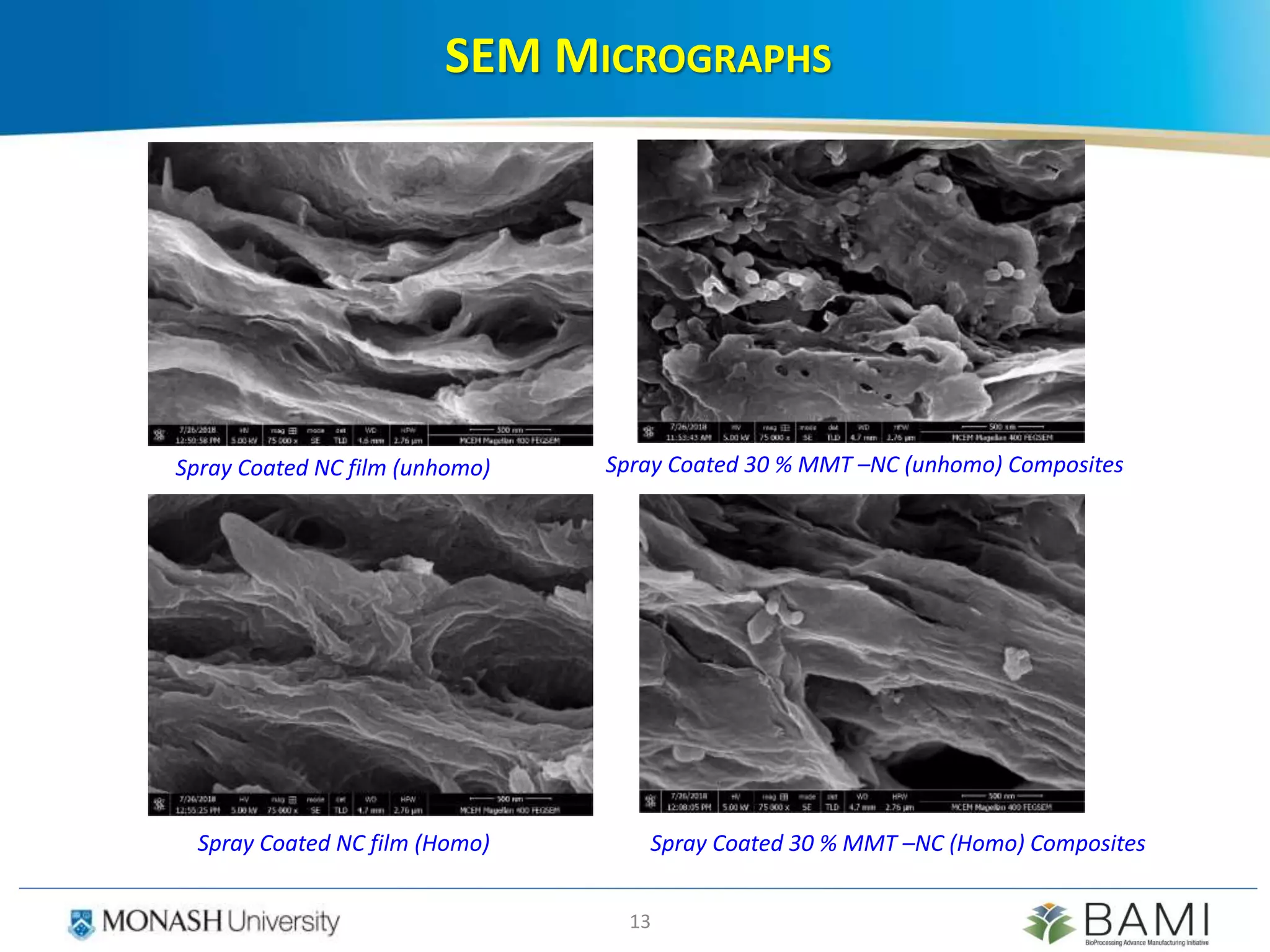 Barrier Performance of Nanocellulose-Nanoclay composite | PPTX | Chemistry | Science
