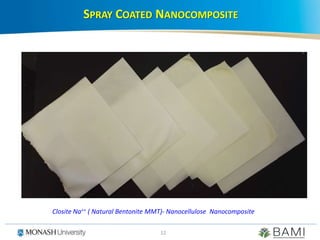 Barrier Performance of Nanocellulose-Nanoclay composite | PPTX | Chemistry | Science