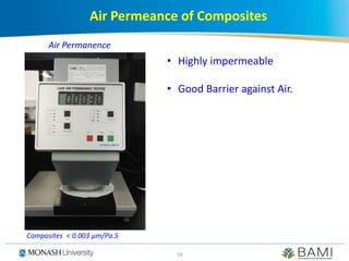 Barrier Performance of Nanocellulose-Nanoclay composite | PPTX | Chemistry | Science