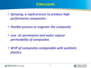 Barrier Performance of Nanocellulose-Nanoclay composite | PPTX | Chemistry | Science