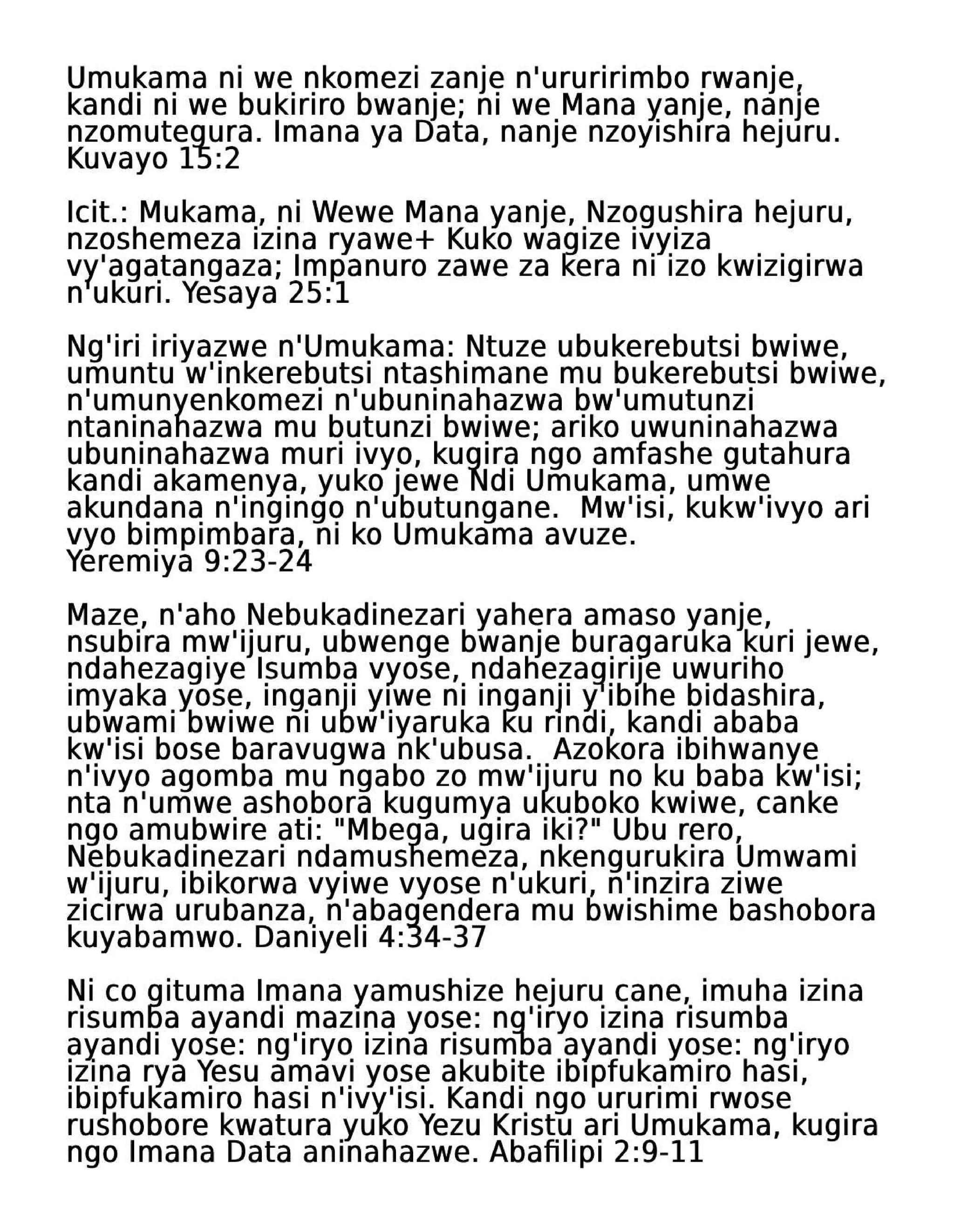 Kirundi Rundi Praise Worship Thanksgiving Tract.pdf