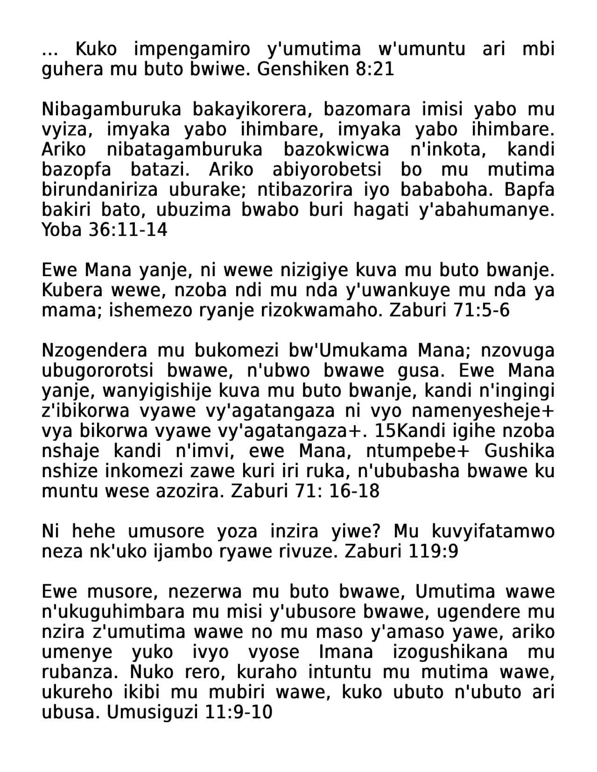 Kirundi Rundi Youth Christian Tract.pdf | Africa Travel | Travel Locations