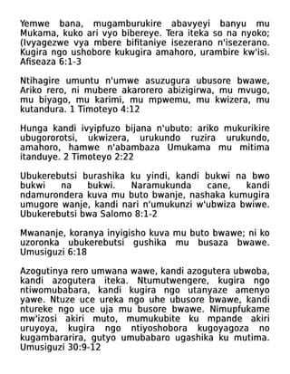 Kirundi Rundi Youth Christian Tract.pdf | Africa Travel | Travel Locations