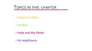 India Size and location | PPTX