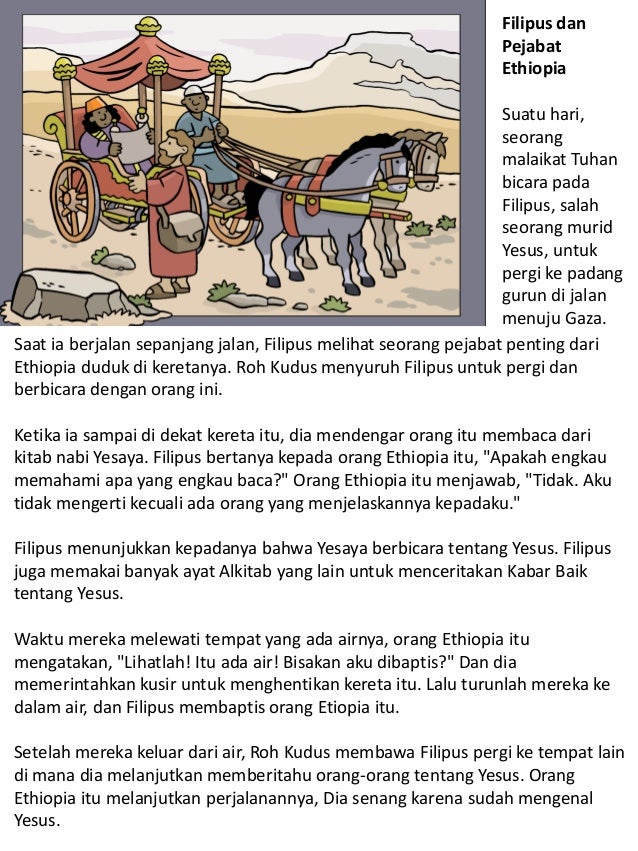 Kisah-kisah dari Kisah Para Rasul untuk anak-anak | PDF