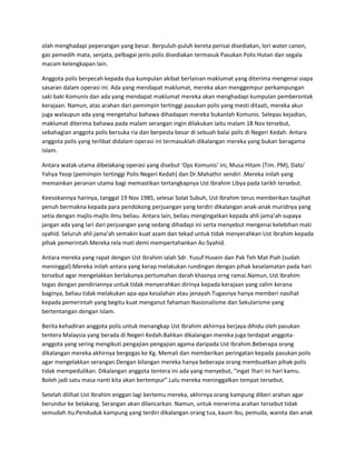 Kisah benar tragedi memali | DOCX