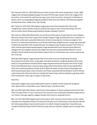 Kisah benar tragedi memali | DOCX