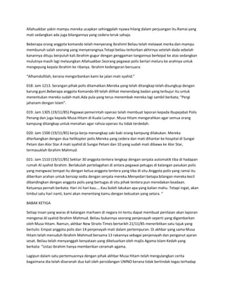 Kisah benar tragedi memali | DOCX