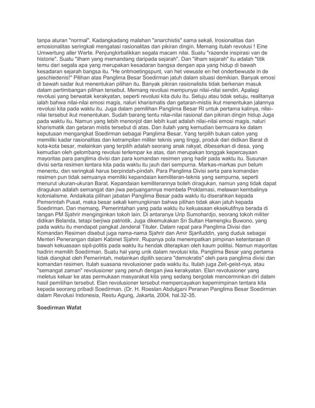 Kisah jenderal sudirman | PDF