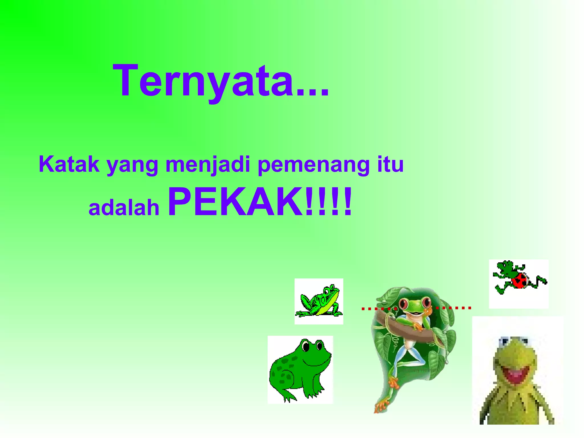 Kisah katak (Konsep kendiri) | PPT