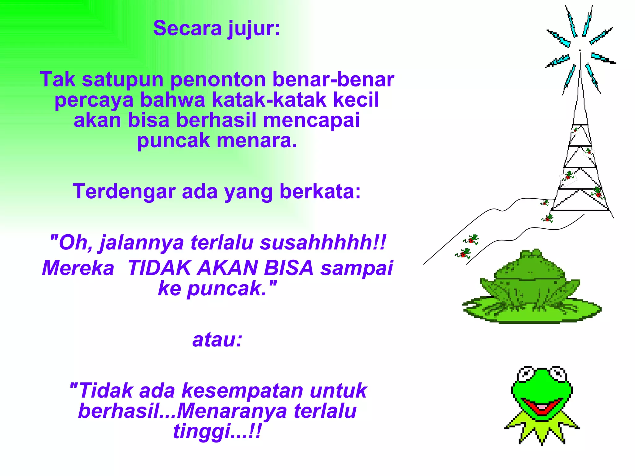 Kisah katak kecil | PPS