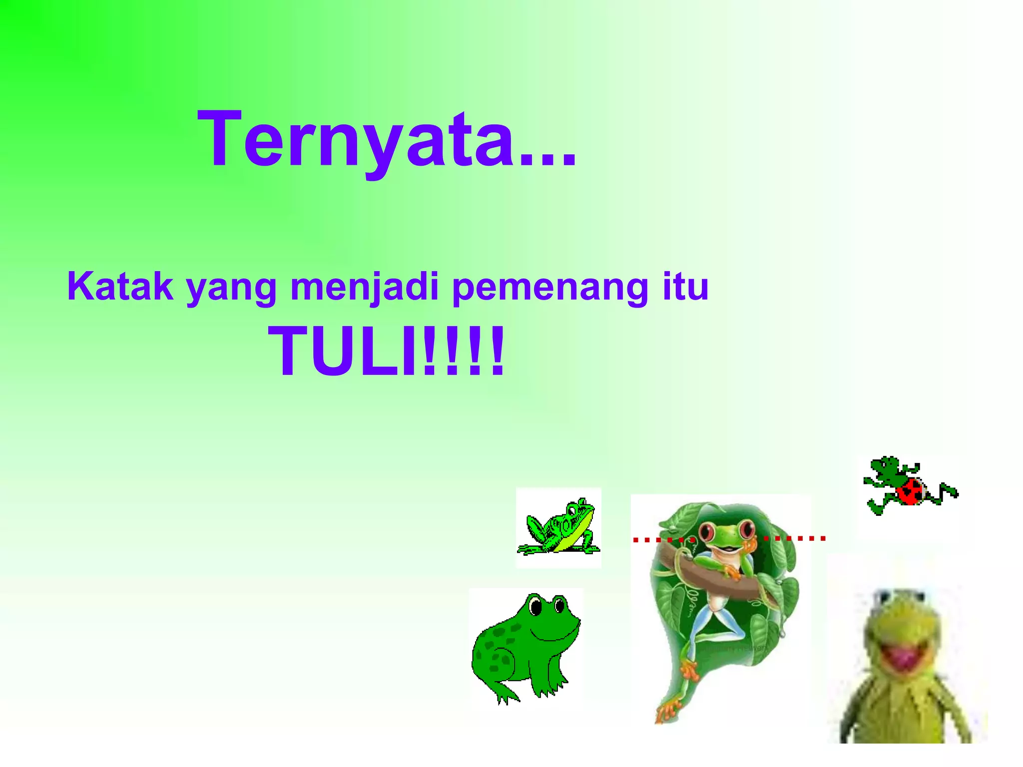 Kisah katak kecil | PPT