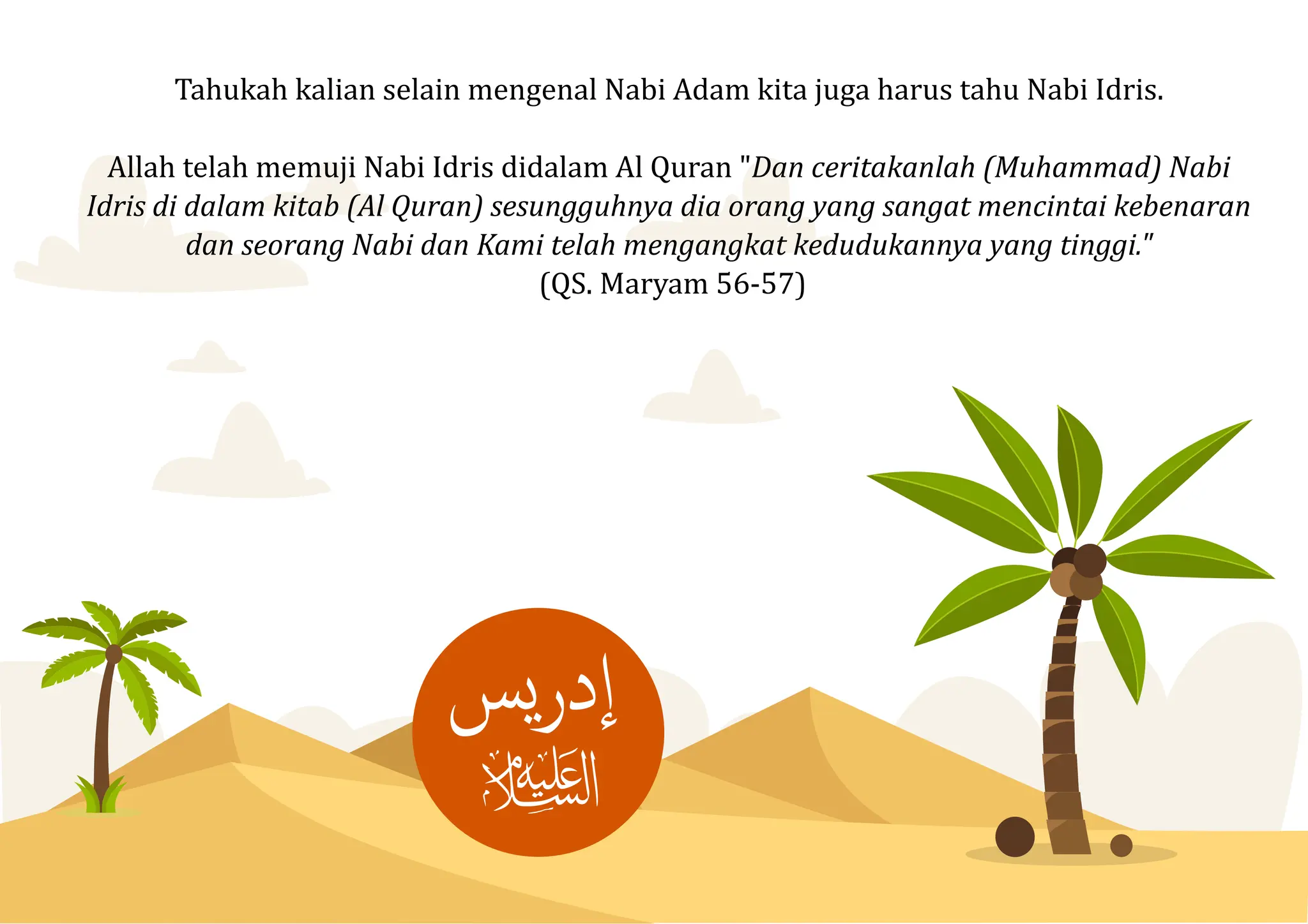 Kisah Nabi Idris - buku cerita anak muslim | PDF