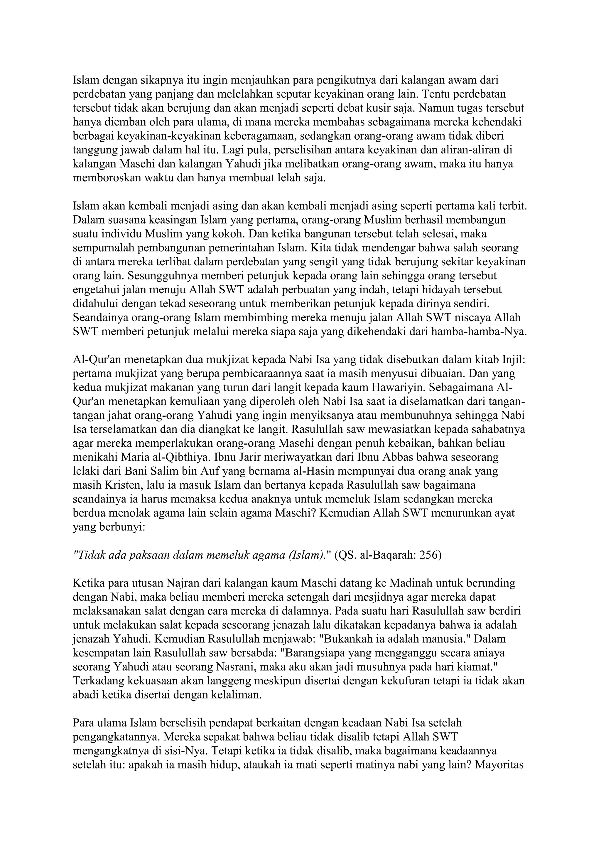 Kisah Nabi Isa. AS | DOCX