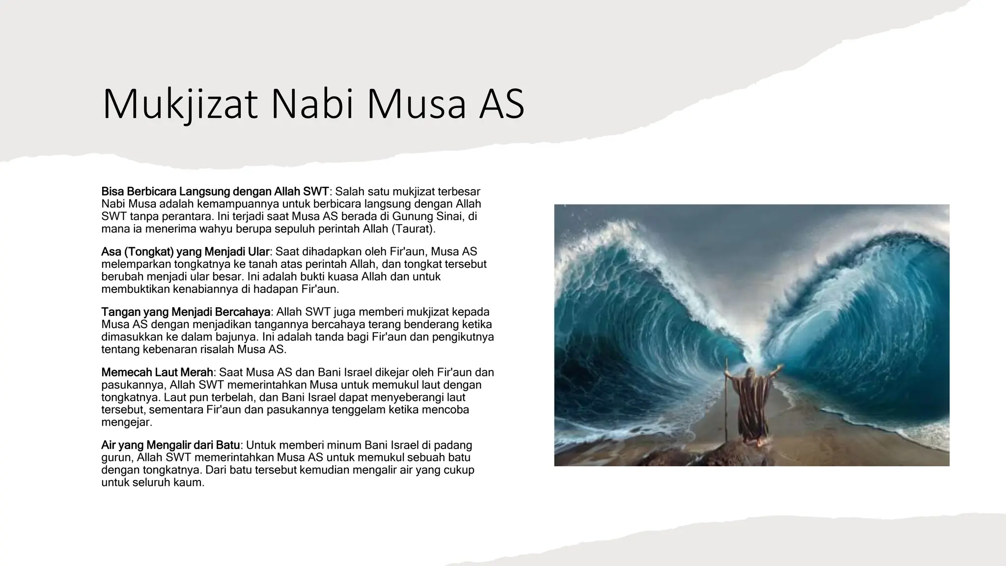 KISAH NABI MUSA PENDIDIKAN AGAMA ISLAM UNTUK SD | PPTX