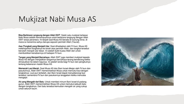 KISAH NABI MUSA PENDIDIKAN AGAMA ISLAM UNTUK SD | PPTX