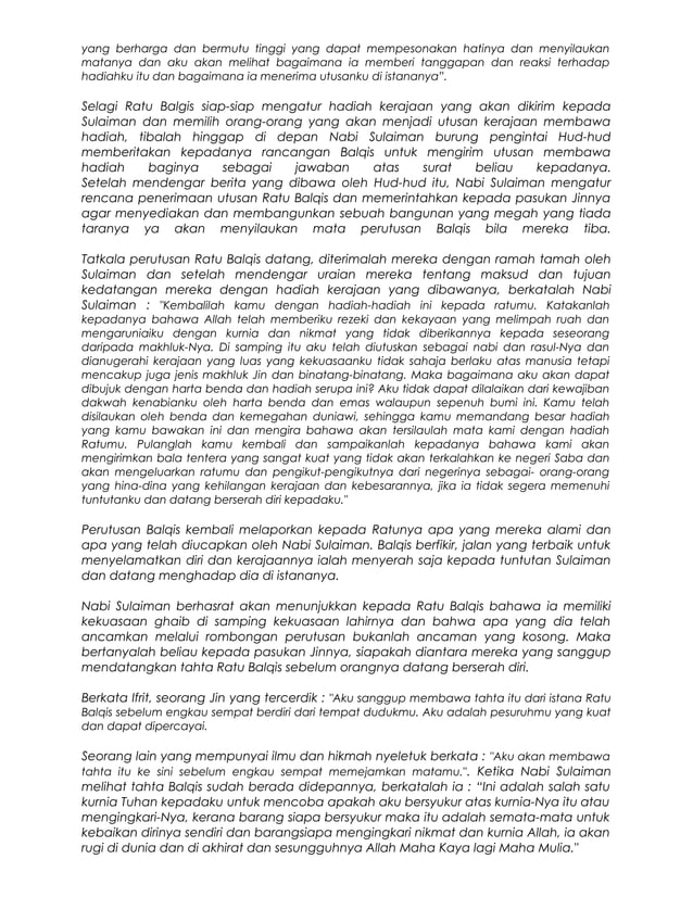 Kisah nabi (tugas annisa) | PDF