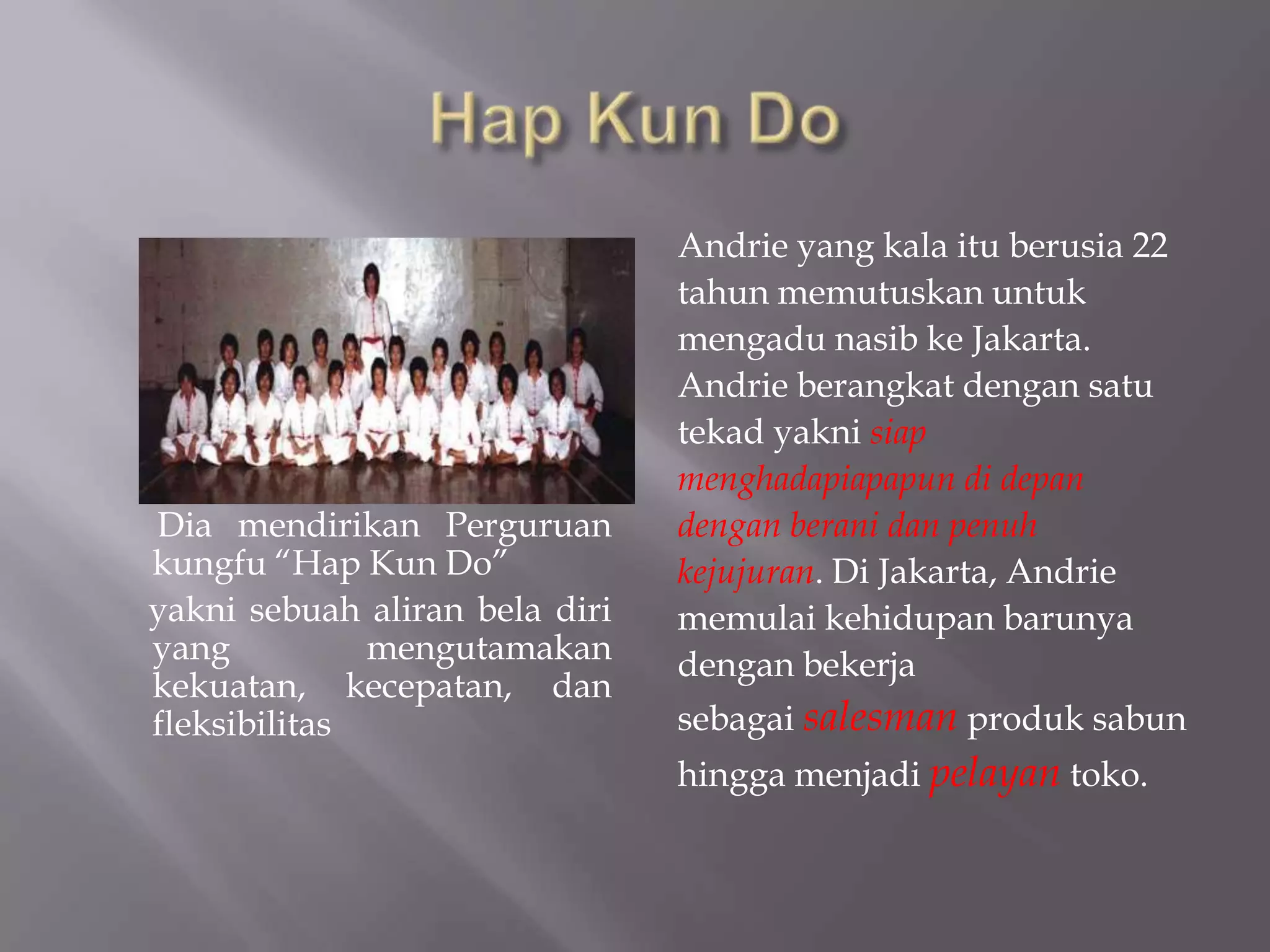 Kisah sukses andrie wongso | PPTX