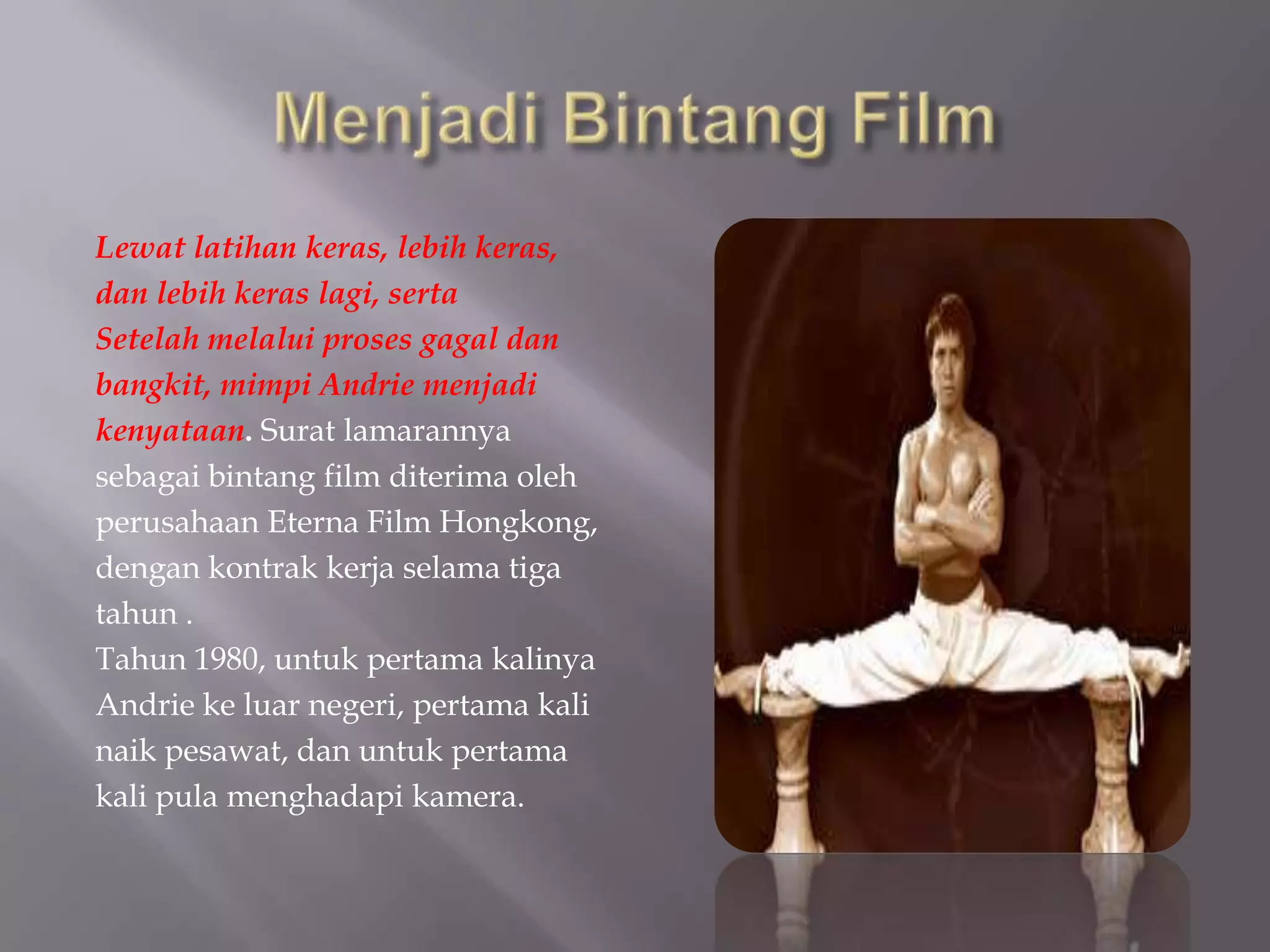 Kisah sukses andrie wongso | PPTX