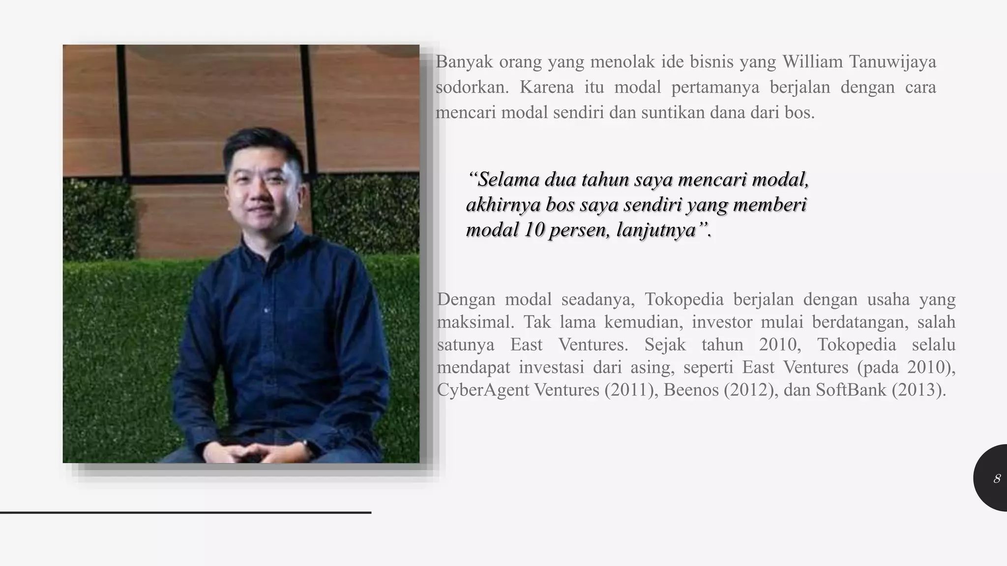 Kisah Sukses William Tanuwijaya Pendiri Tokopedia.pptx
