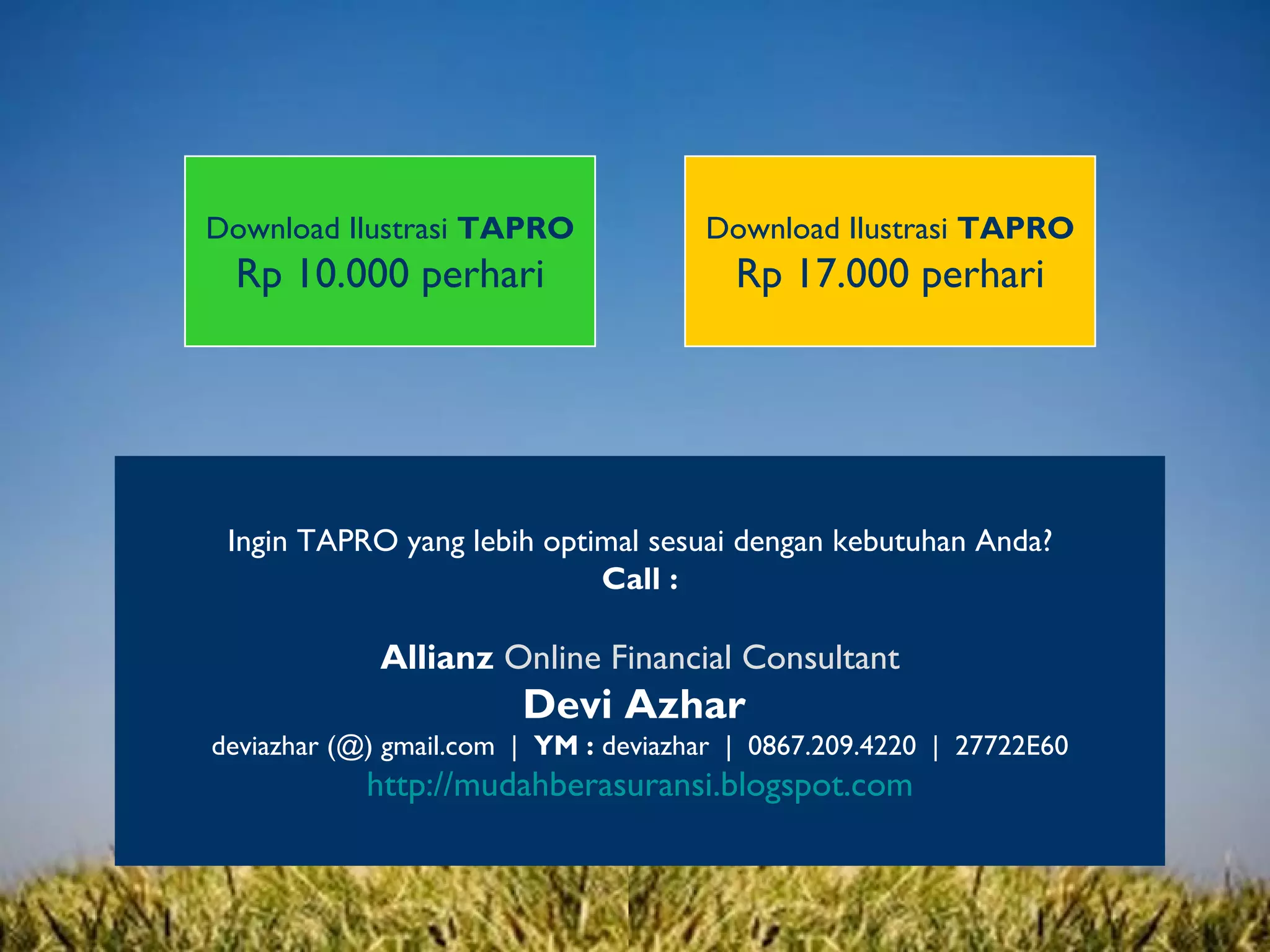 Kisah Tapri dan Tapro | PPS