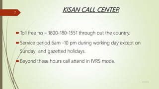 Kisan call center and agribusines clinic | PPTX