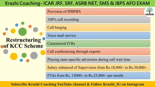 Kisan Call Centre - To harness potential of ICT in Agriculture by ...