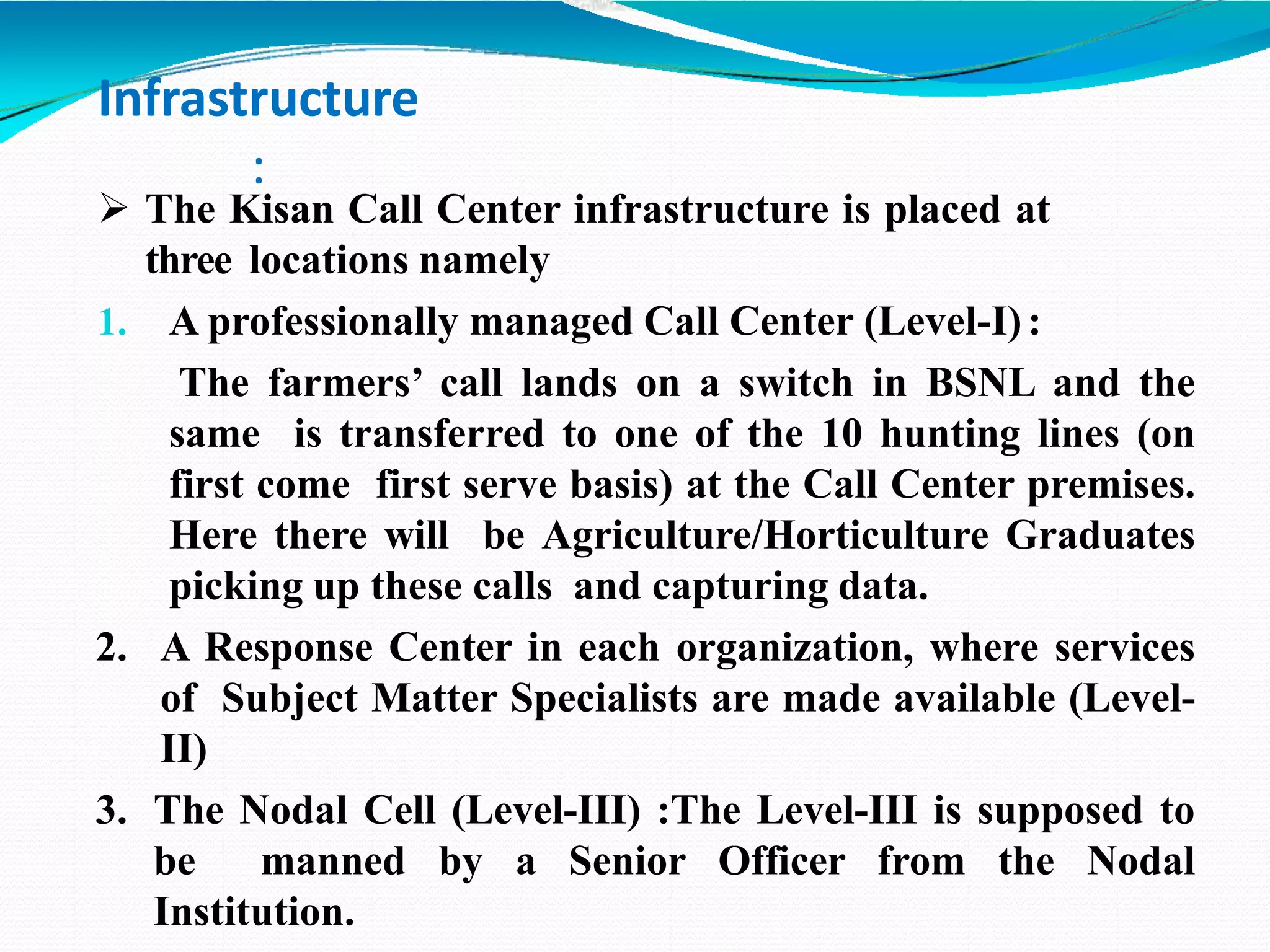 Kisan call centres | PPTX