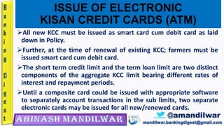 Kisan Credit Card | किसान क्रेडिट कार्ड | KCC Scheme and Loan Limit Assessment | PPTX