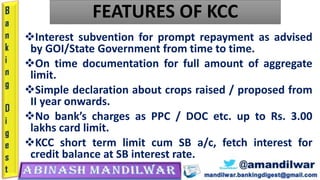 Kisan Credit Card | किसान क्रेडिट कार्ड | KCC Scheme and Loan Limit ...