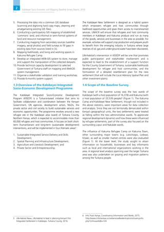 Socio-Economic and Mapping Baseline Survey Report | PDF