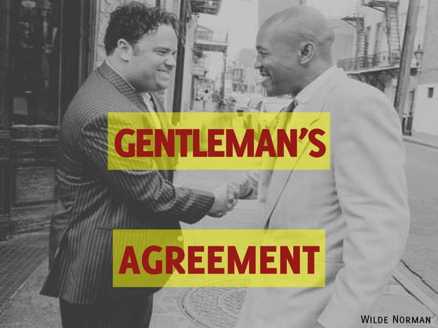 Gentleman's Agreement | PPT