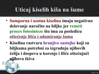 Kisele kiše | PPT