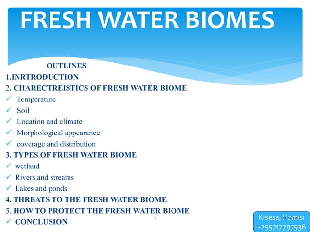 FRESH WATER BIOME | PPTX