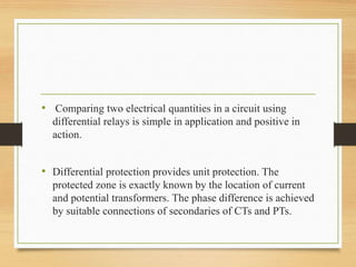 Differential Protection Relay | PPTX | Physics | Science