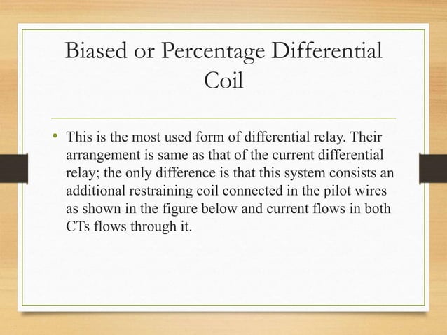 Differential Protection Relay | PPTX | Physics | Science